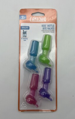 CamelBak Eddy Kids Bite Valves 4-Pack Bottle Replacement Blue/Green ...