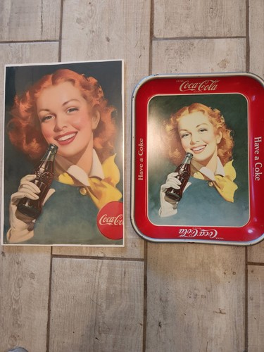 Vintage Pair of Coca-Cola tray and counter display which is Extremely ...