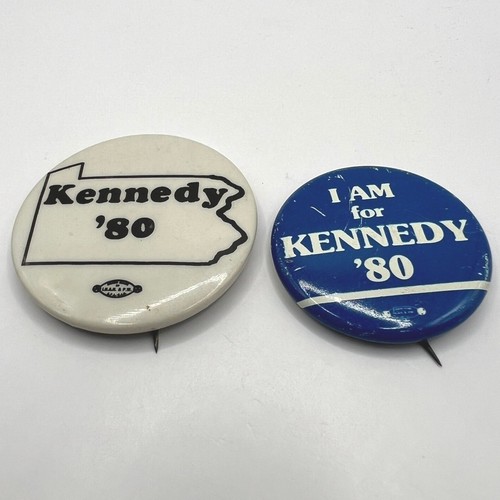 Ted Kennedy for President Button Set of 2 Political Campaign Pins | eBay