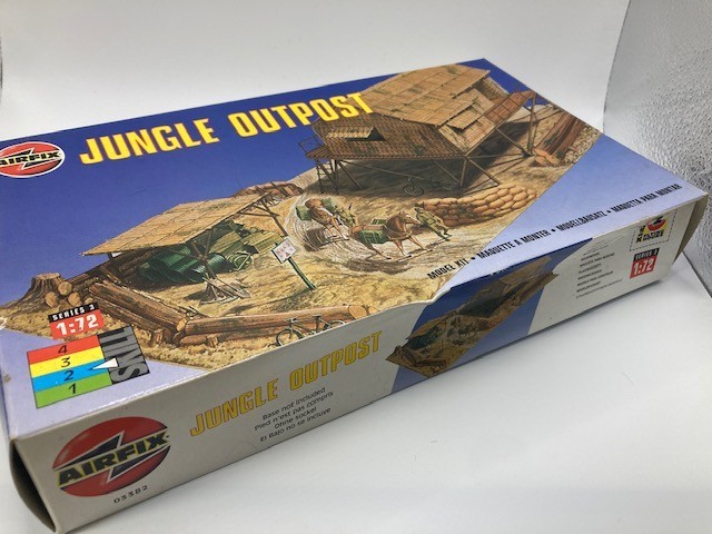 Airfix Jungle Outpost series 3 1:72 scale #03382 made in France ...