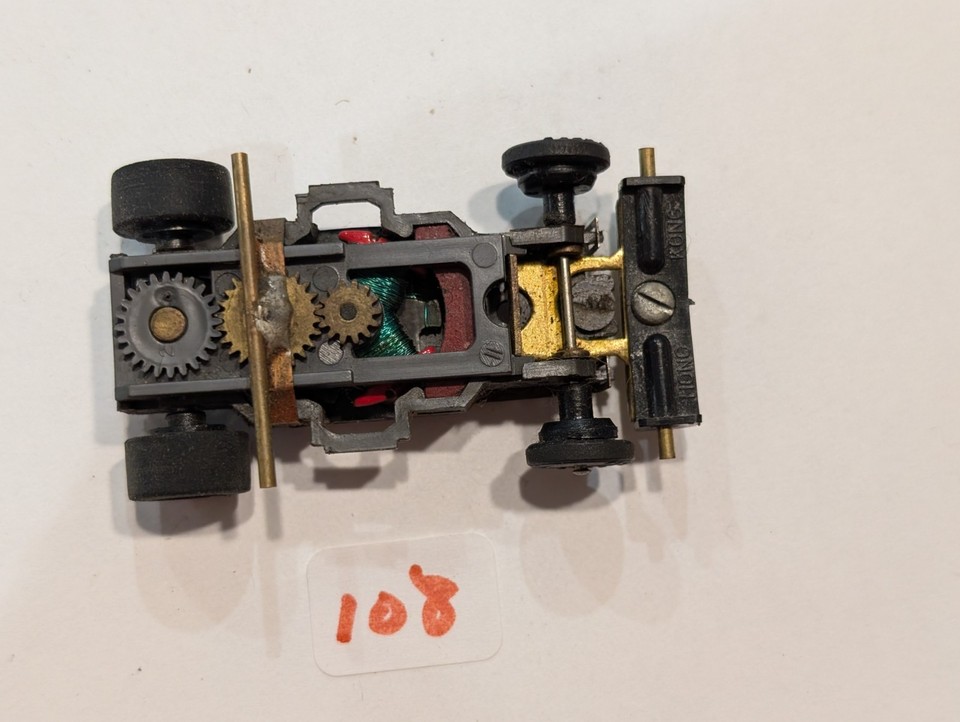 USED AURORA AFX NON MAGNATRACTION HO SLOT CAR CHASSIS 108 | eBay