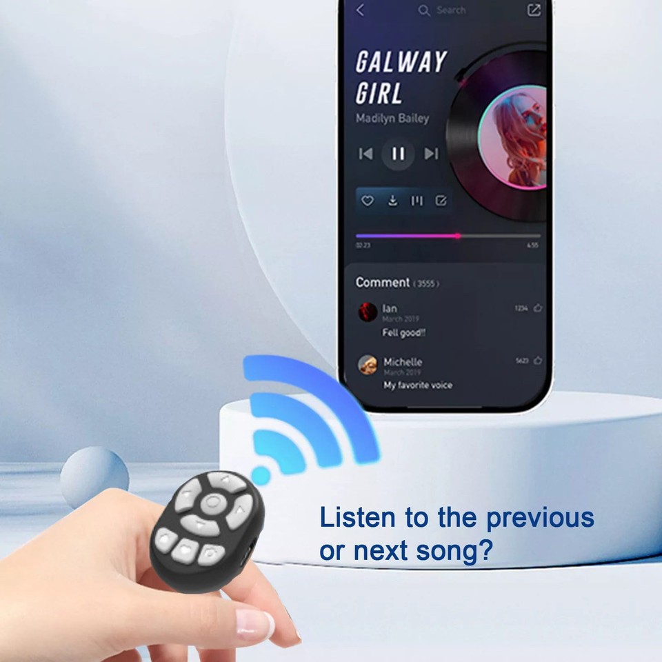 Scroller Remote For Phone Remote Control E-book Page Turner Camera ...