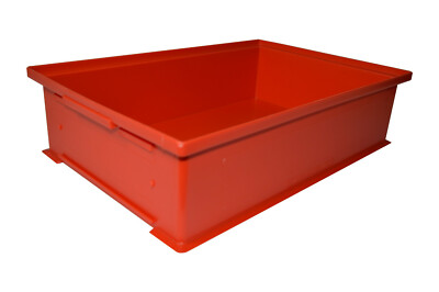 Transportbox Lagerbox Rot 465x315x120mm K 202/1B Plastipol-Scheu ...