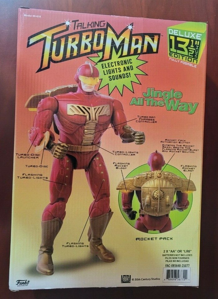Funko Jingle All The Way 13.5” Talking TURBO MAN Figure Walmart ...
