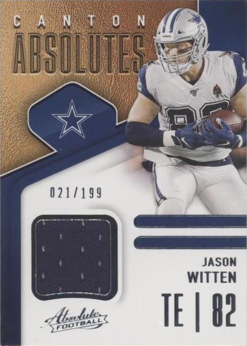 2021 Panini Absolute - Canton Absolutes Jason Witten #CA1 /199 (MEM ...