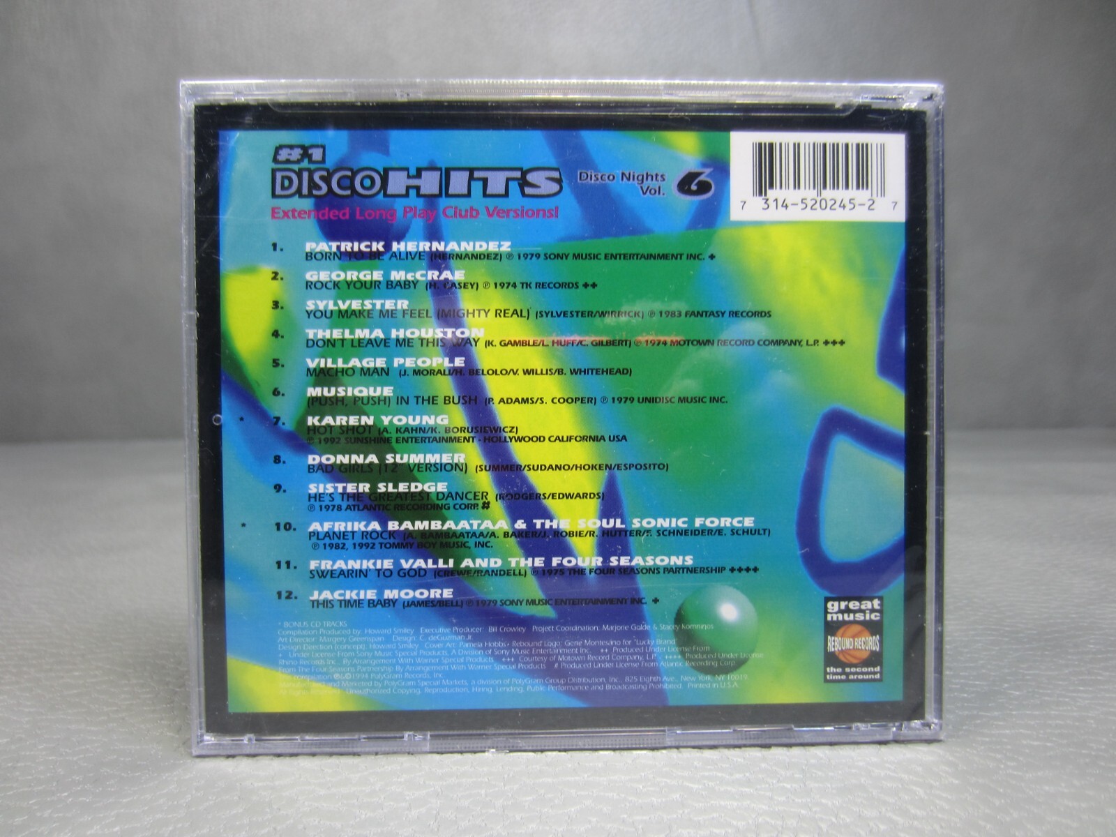 Disco+Nights%2C+Vol.+6%3A+%231+Disco+Hits+by+Various+Artists+%28CD%2C ...