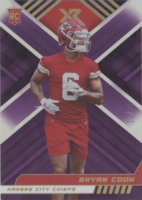 2022 Panini XR - Rookies Bryan Cook #185 Purple /25 (RC) for sale ...