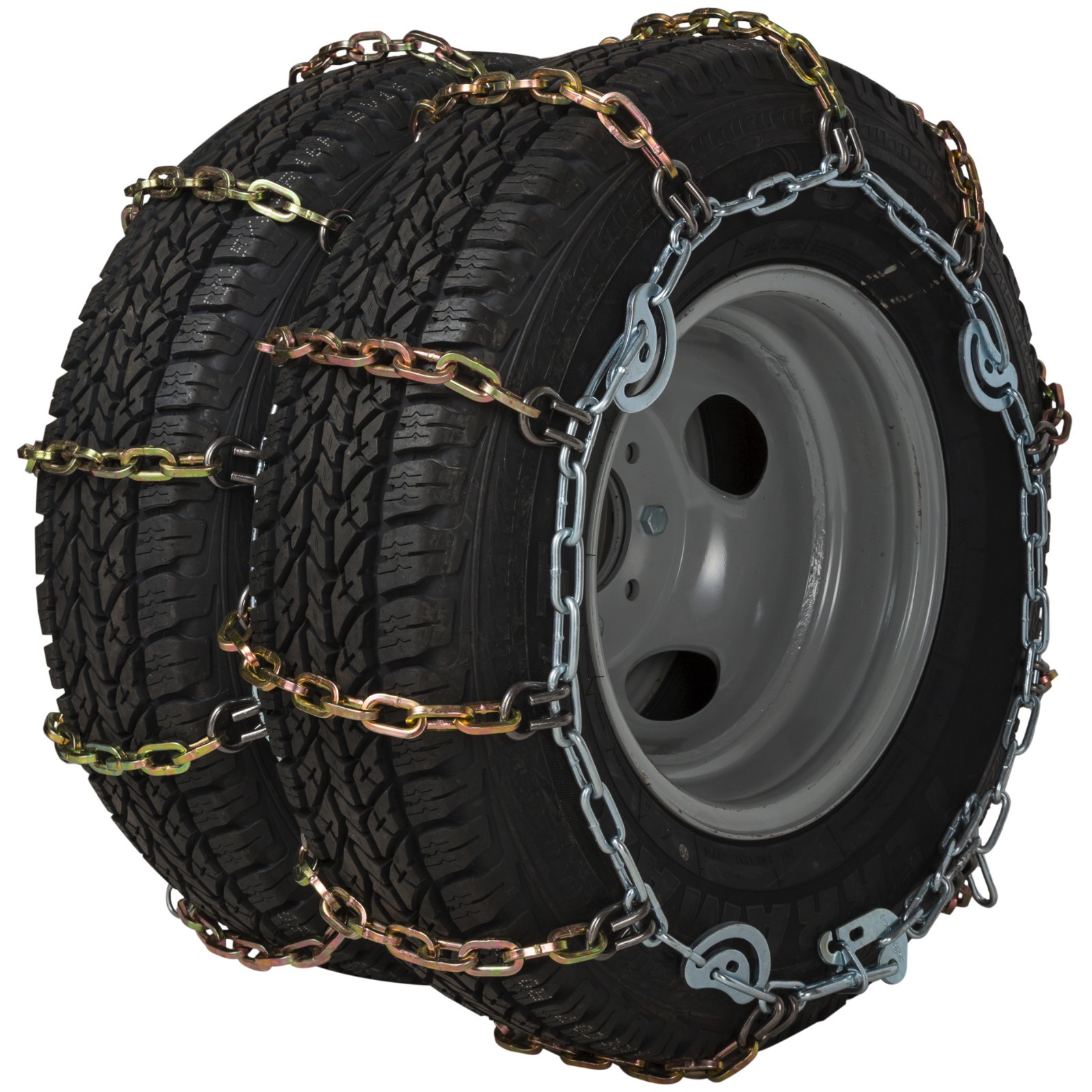 Quality Chain 4129HDQC Dual Triple Cam 7mm Square Link Tire Chains Snow ...