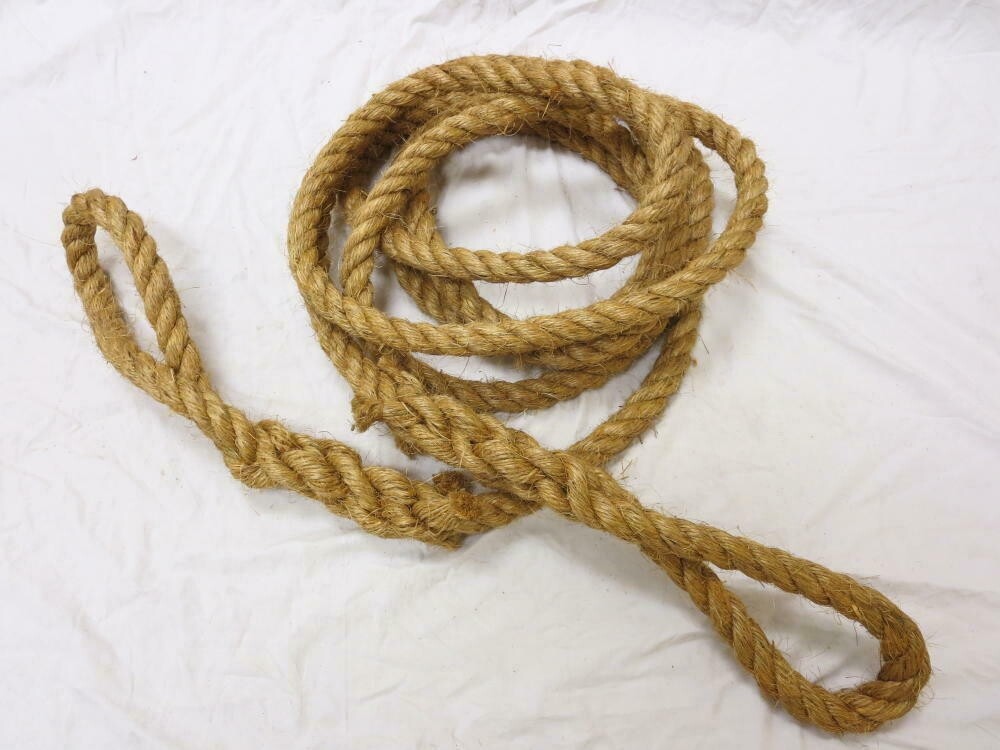 MB GPW Willys Ford WWII Jeep G503 Manila Braided Tow Rope - 12 Foot | eBay