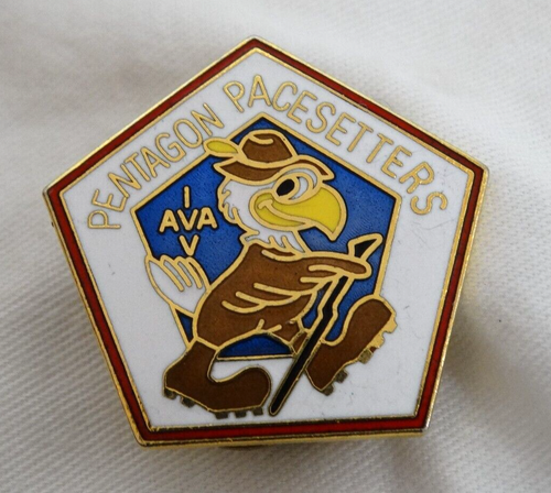 Vintage Pentagon Pacesetters Enamel Pin Volksmarch IVV AVA | eBay