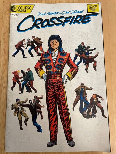 Crossfire (Eclipse) #23 1987 Dan Spiegle Cover | eBay