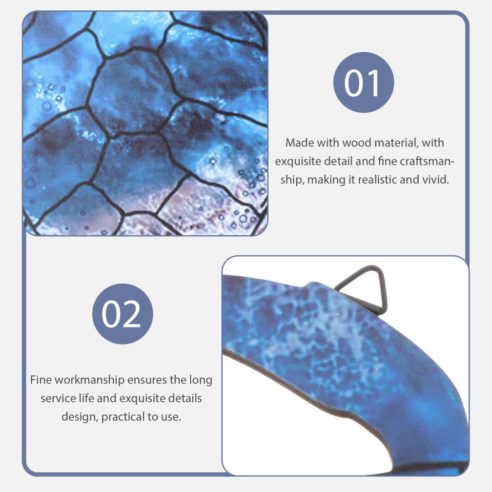 Nautical Style Turtle Wall Decor Sea Turtle Living Room Decoration Wood ...