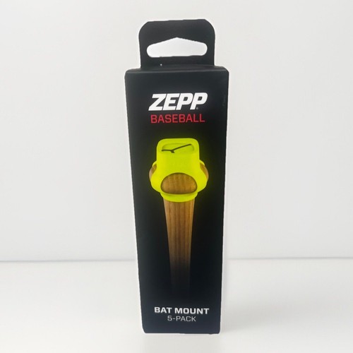 ZEPP Baseball Bat Mount 5-Pack Neon Yellow NEW | eBay