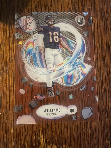 2024 Topps Signature Class #F-1 Caleb Williams Fluidity Orange Acetate ...