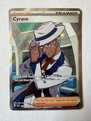 Pokémon TCG Cyrano 230/191 Surging Sparks ⚡️ S&V NM Full Art Pokemon ...