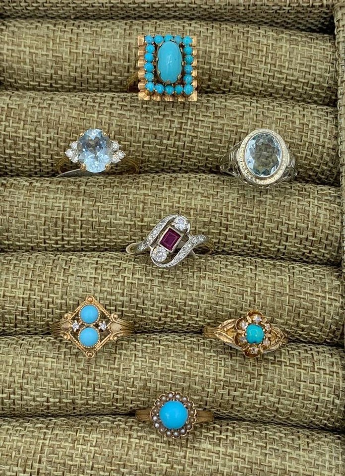 Art Deco 23 Carat Siberian Amethyst Ring Old Mine Diamond Ruby 14 Karat ...