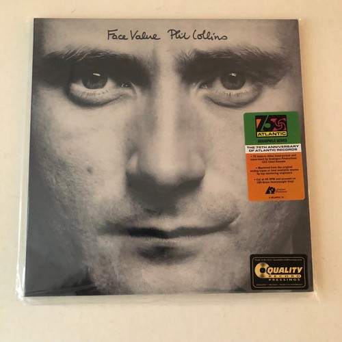 Phil Collins: Face Value 2LP, 180 Gramos Vinilo, 45 RPM, Atlantic 75 ...