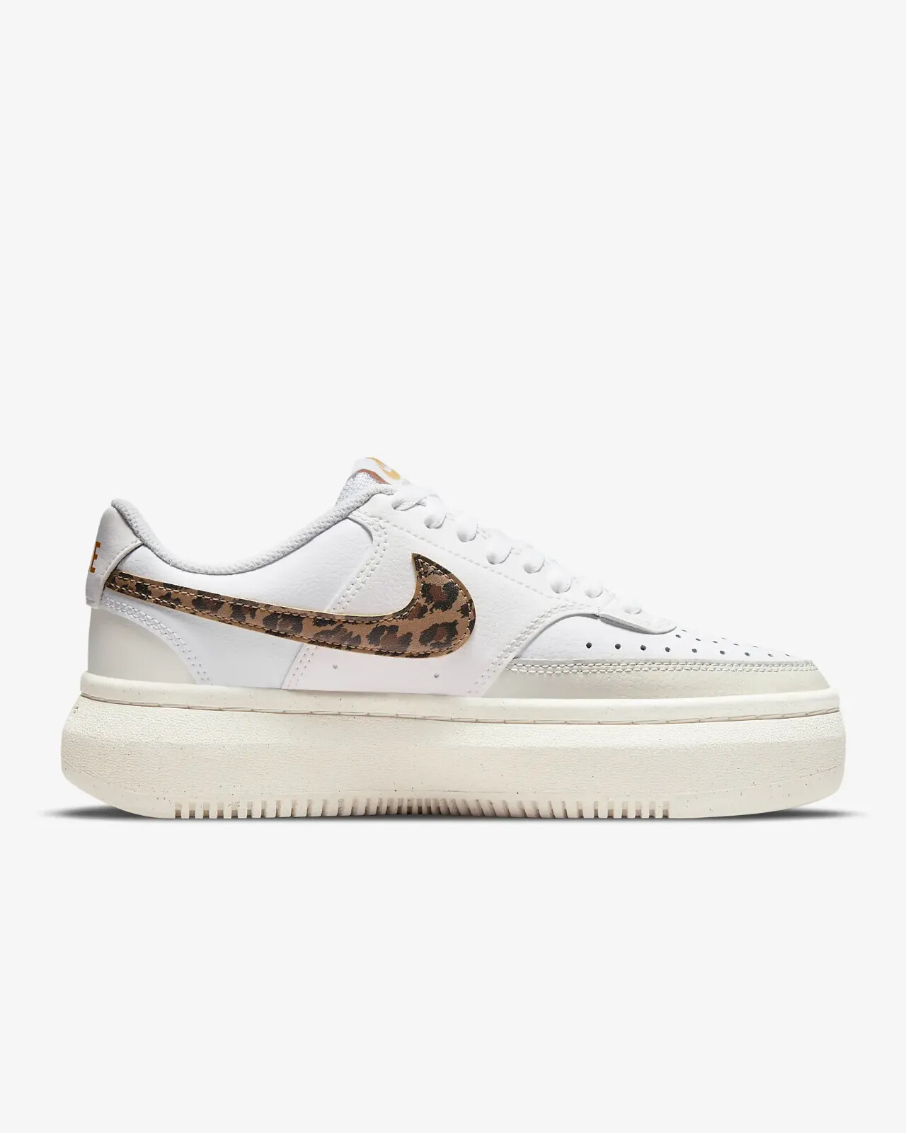 New Nike Women's Court Vision Alta Shoes - White/ Leopard (DO2791-100 ...