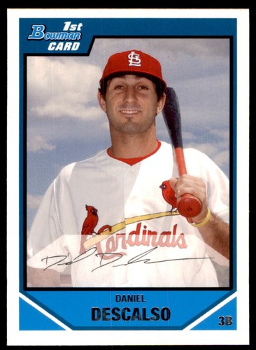 2007 BOWMAN DRAFT PICKS & PROSPECTS DANIEL DESCALSO ST. LOUIS CARDINALS ...