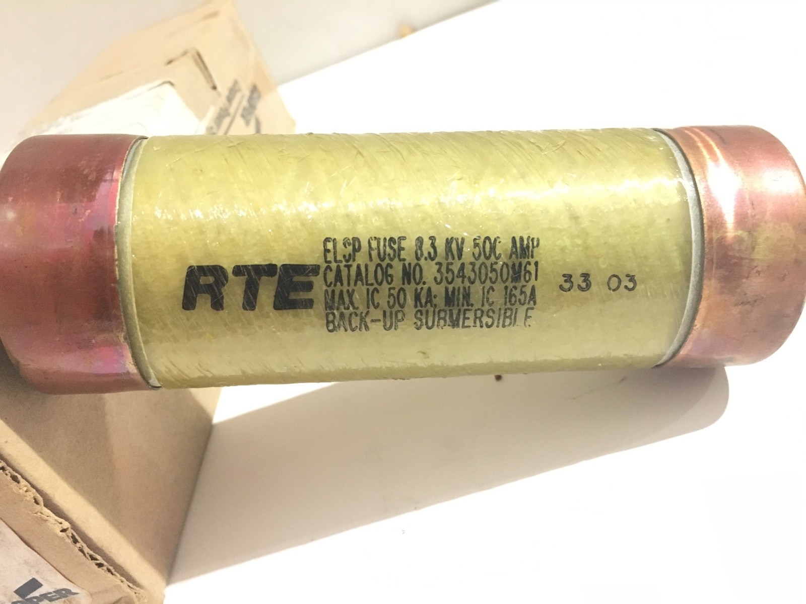 Cooper 8.3KV 50A 50KA 3543050M61M MINI ELSP CL Fuse NEW!! | eBay