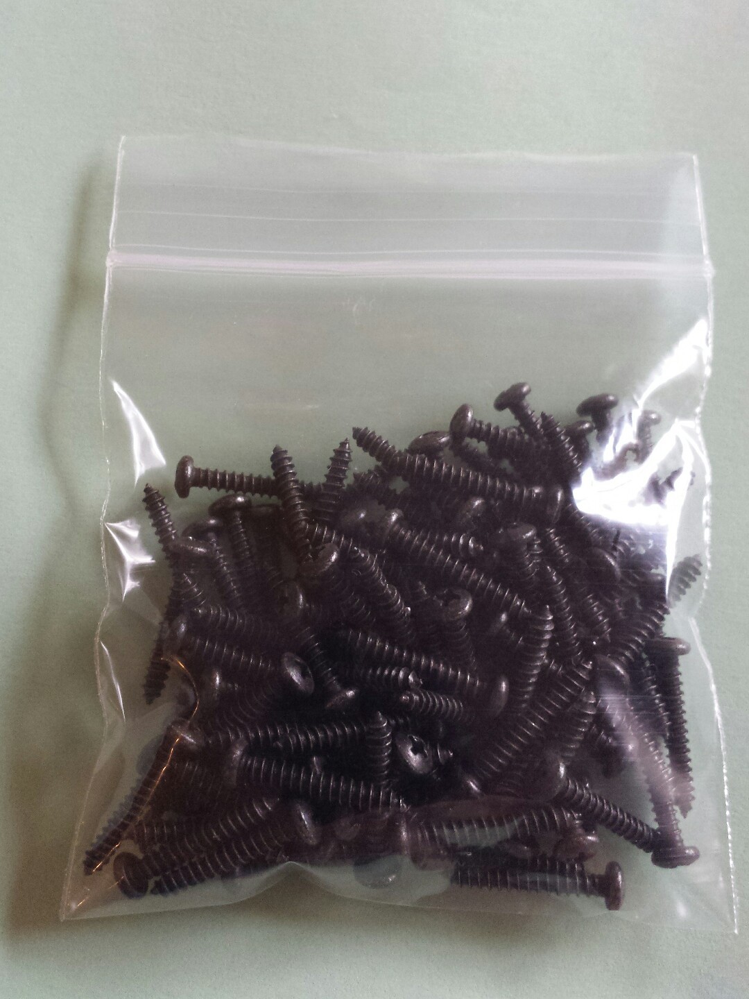 O-Ga Screws wks w/Atlas track (100) Black 1" REDUCED(Free Ship) SEE ...