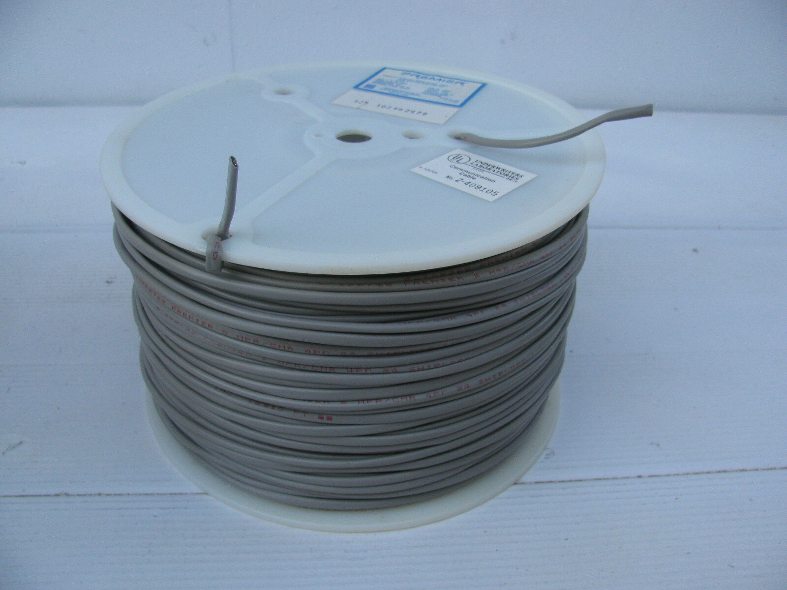 1000' Premier 8 conductor (4 Pair) Solid Cu 24gu SHIELDED MPR CMR Cable ...