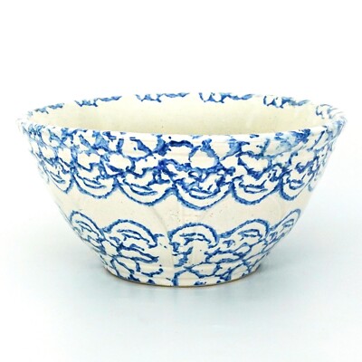 Bowls - Blue Spongeware