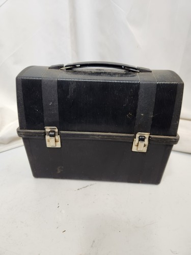 Vintage 1980's Aladdin Industries Black Plastic 5x8x11 Work Lunchbox | eBay