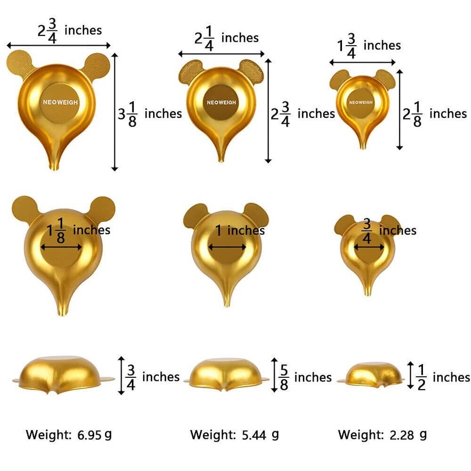 Powder Pans For Reloading Scale Pan Narrow Spout Aluminum Pan Use With ...
