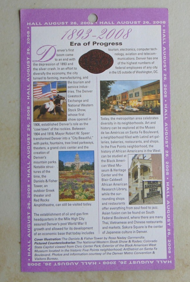 Barack Obama 2008 Democratic convention credential campaign political ...