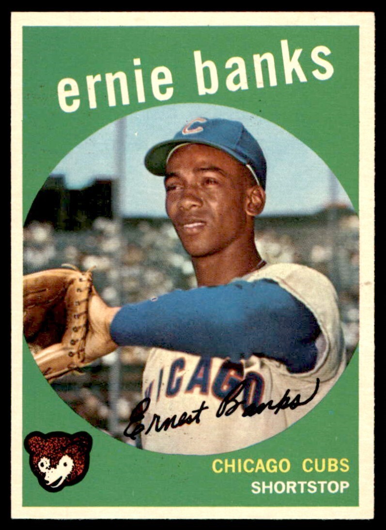 1959 TOPPS #350 ERNIE BANKS CUBS NM-MT or BETTER | eBay