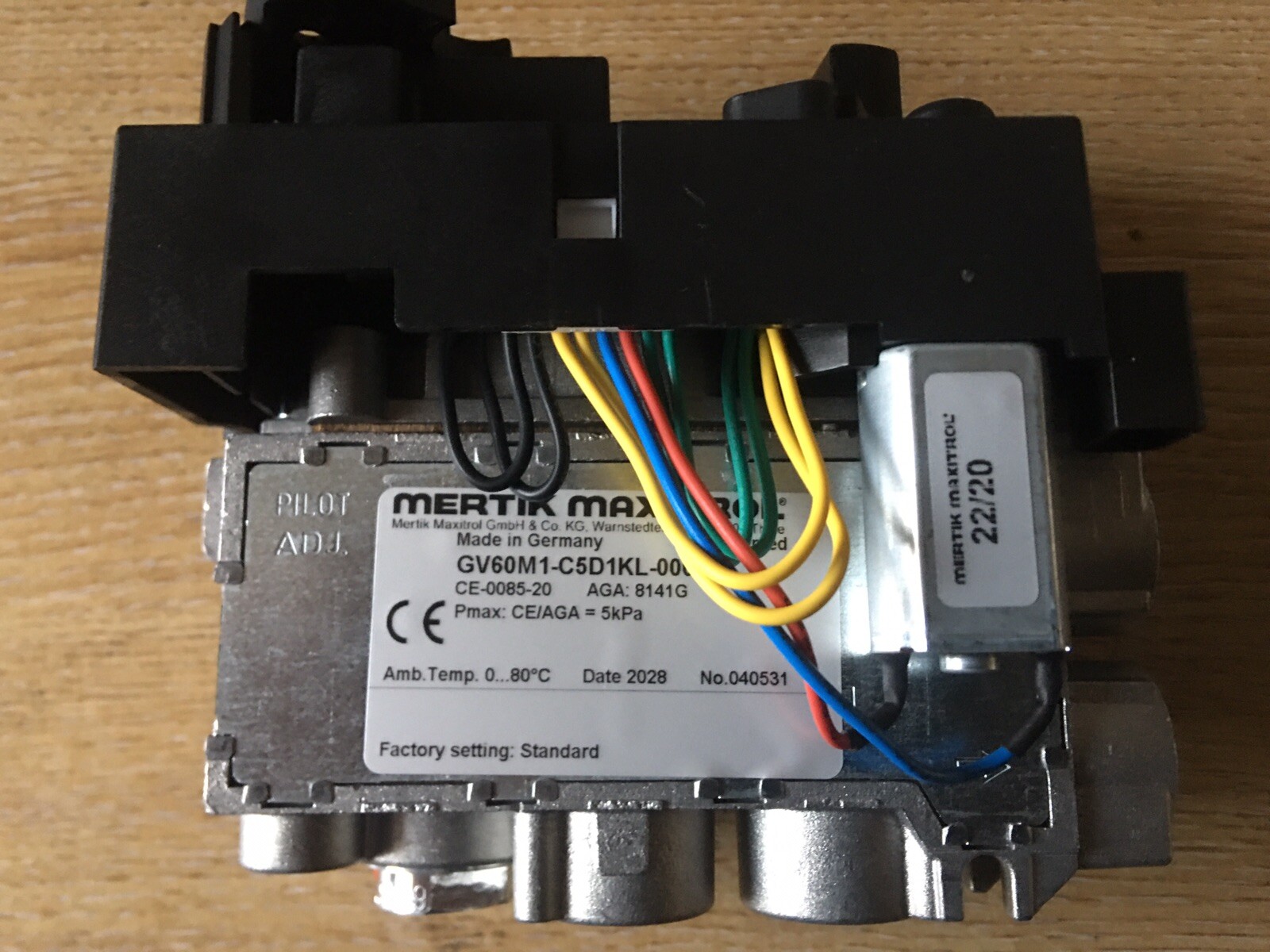 Mertik Maxitrol Gas fire Remote Control Valve GV60M1-C5D1KL-0002 | eBay