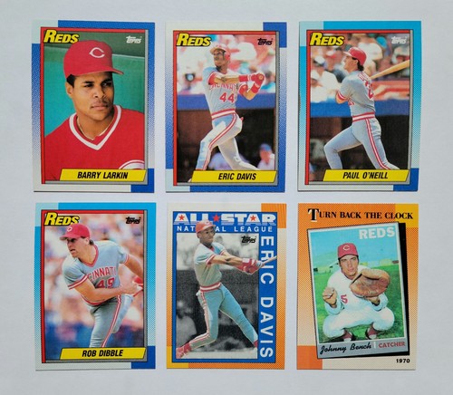 1990 Topps Cincinnati Reds Baseball Card Team Set (29 Cards) | eBay