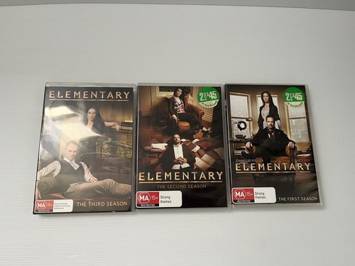 Elementary DVD TV Series Seasons 1-3 18 Discs Region 4 Lucy Liu 1 2 3 ...