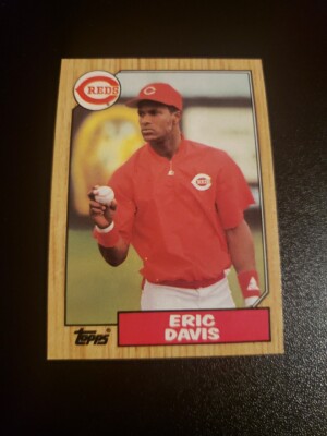 1987 Topps Eric Davis Baseball Card #412 | eBay