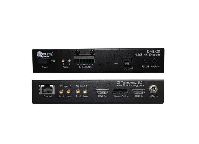 Z3 Zeus DME-20 4K 3G-SDI H.265 and H.264 Professional Video Encoder | eBay