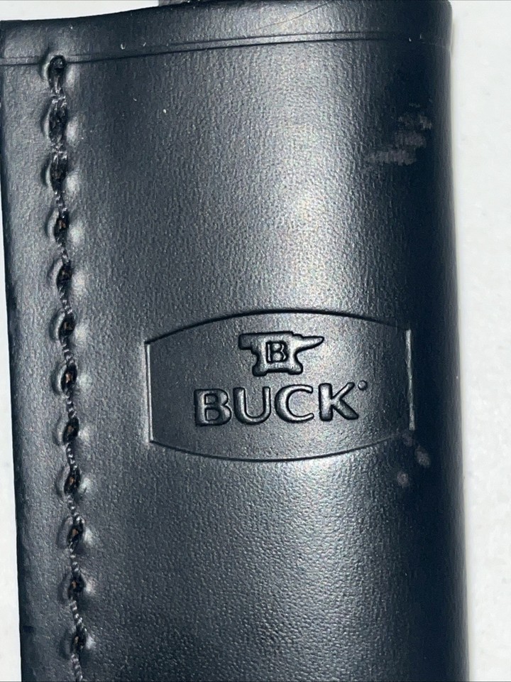 BUCK 119 FIXED BLADE KNIFE WITH BUCK ANVIL SHEATH (UNUSED) | eBay