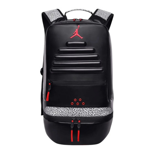 Nike Air Jordan 3 III Retro Black Cement Grey Red Spizike Backpack | eBay