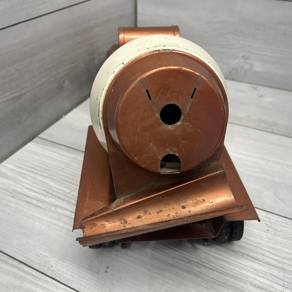 VINTAGE STRUCTO TOYS READY MIX CEMENT CONCRETE MIXER TRUCK PRESSED ...