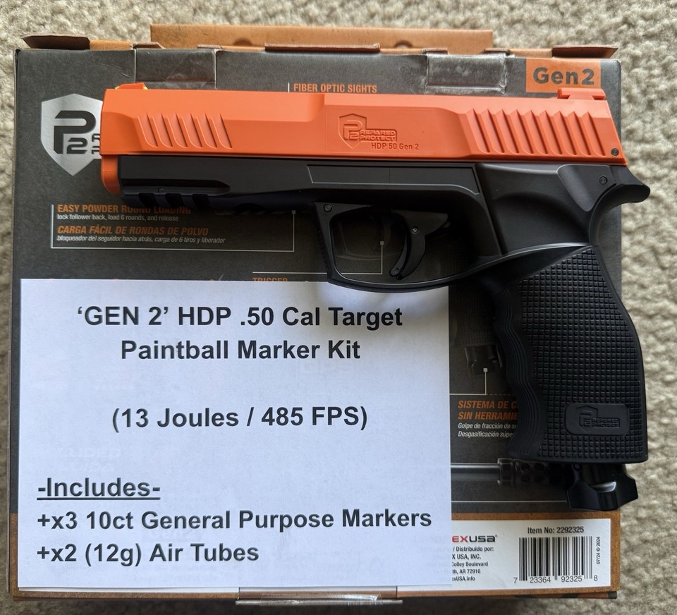 NEW (Gen2) HDP .50 Cal Target Paintball Marker (13 Joules / 485 FPS) | eBay