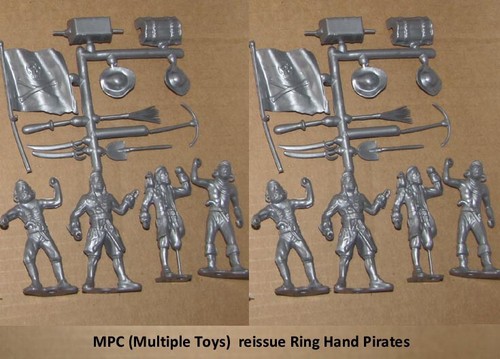 MPC 8 reissue ring hand pirates + accessories in SILVER | eBay