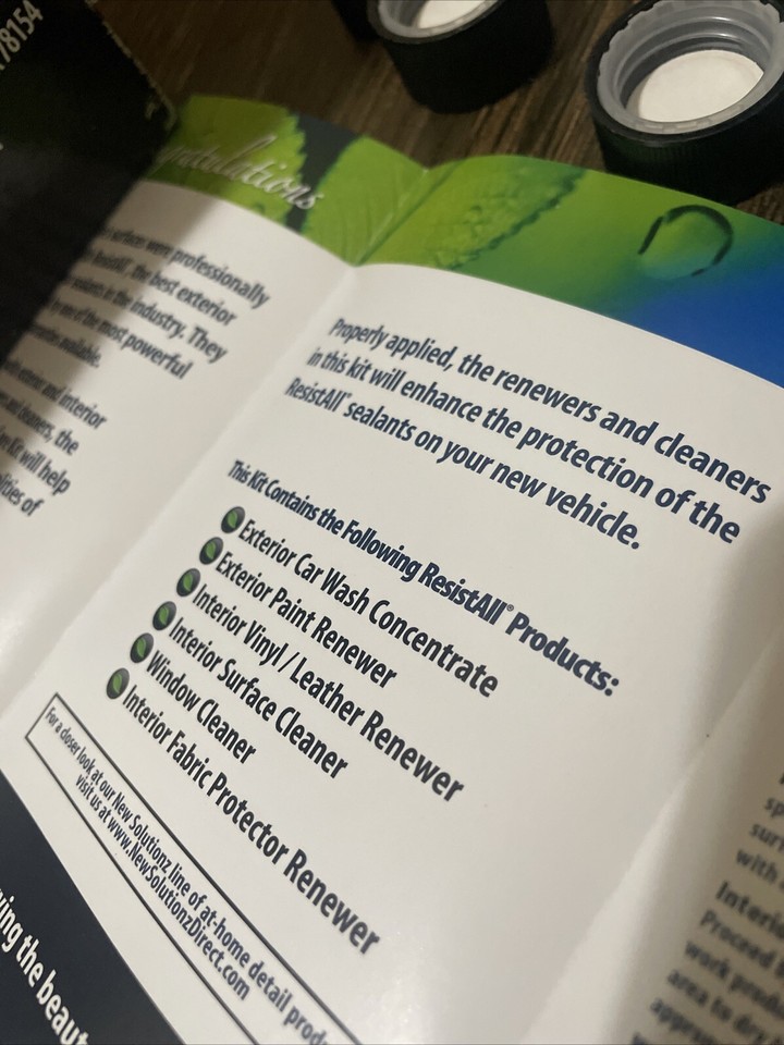 ResistAll Customer Care Kit Car Cleaning Supplies Interior Exterior Kit ...