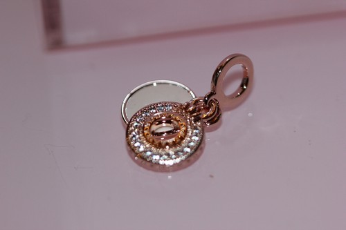 PANDORA ROSE™ SPARKLING PAVE CROWN O DANGLE CHARM 789055C01 pouch $90 ...