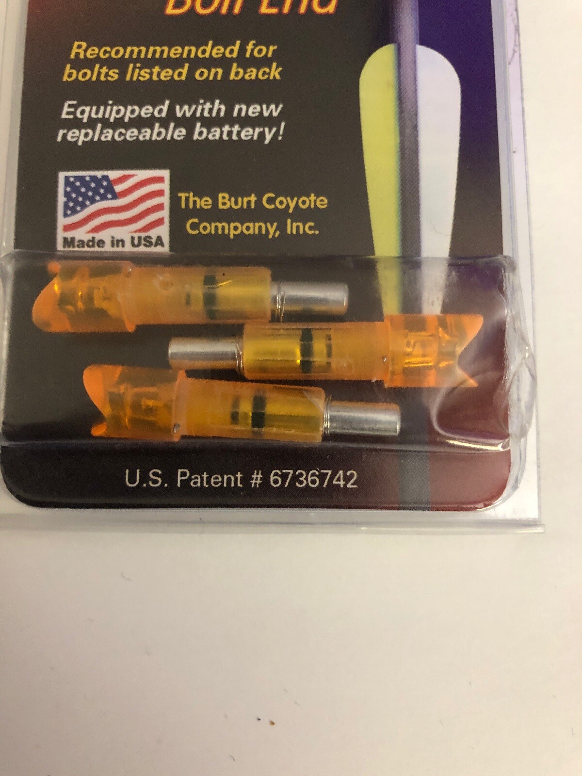 Burt Coyote Lumenok Crossbow Lighted Bolt End-Crescent Nock 3PK-GTMXC3 ...