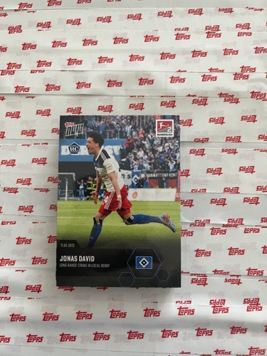 Topps Now Bundesliga 2022-23 - Card 187 - Jonas David - Hamburger SV ...
