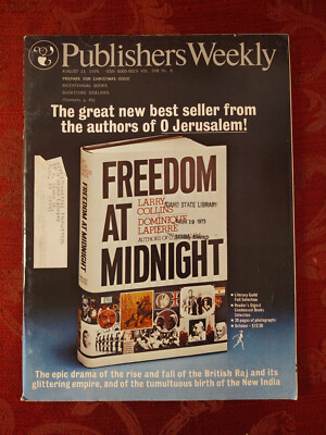 PUBLISHERs WEEKLY Book Trade Magazine August 11 1975 Robert Graves | eBay