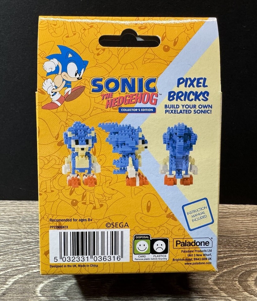 Sonic the Hedgehog Pixel Bricks - Sonic Brick Figure BRAND NEW 210 ...
