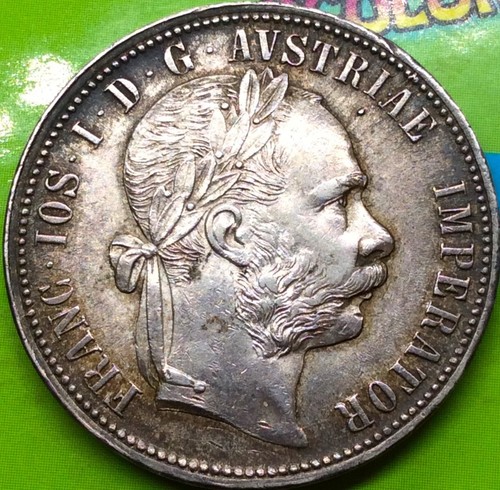 Austria 1 Florin 1889 Franc Joseph silver Patina | eBay