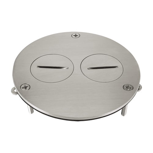 Enerlites Stainless Steel 4″ Diameter Flush Round Cover Plate Tamper ...