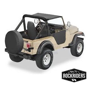 Black Bikini Bimini Top and Windshield Channel for 1976-1983 CJ5 | eBay